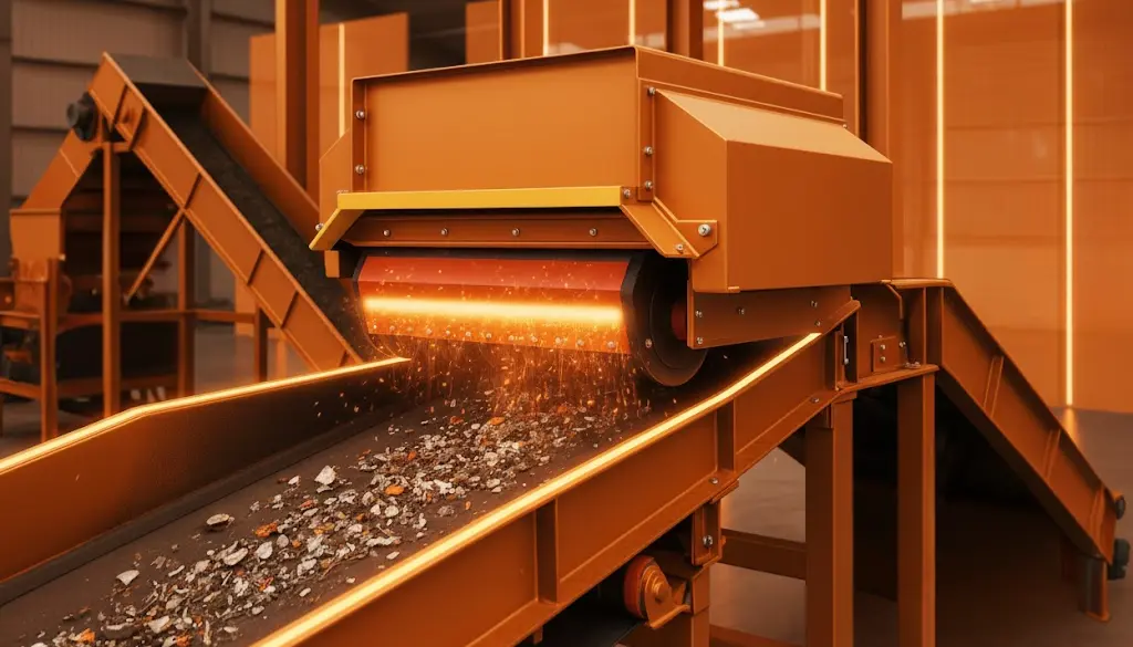 Eddy Current Separator for Non-Ferrous Metal Separation